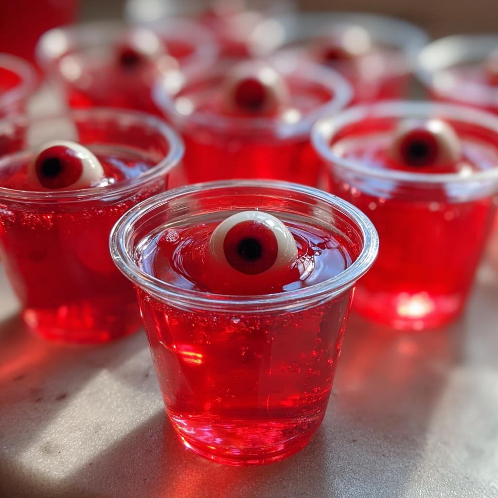Amazing Halloween Eyeball Jello Shots