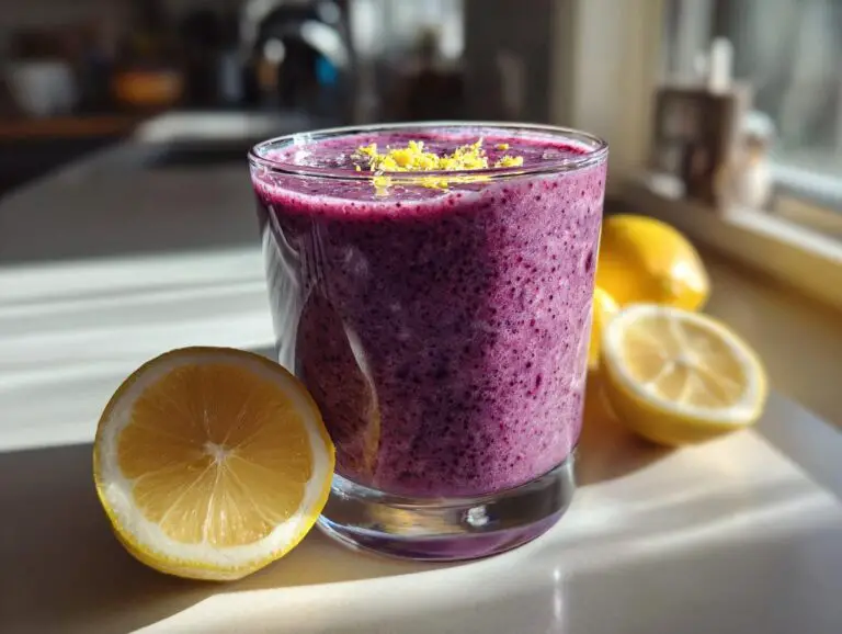 Perfect Lemon Blueberry Smoothie