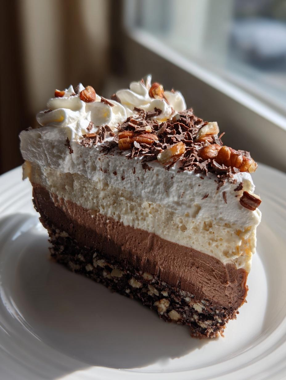 Amazing 430 Calorie No-Bake Chocolate Pecan Delight