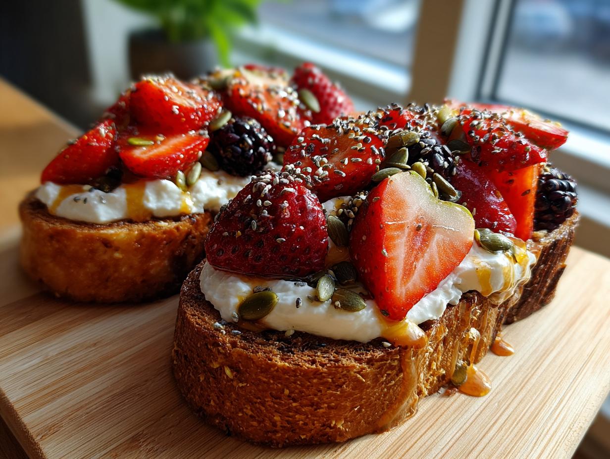 5 Min Sourdough Breakfast Toast Triumphs