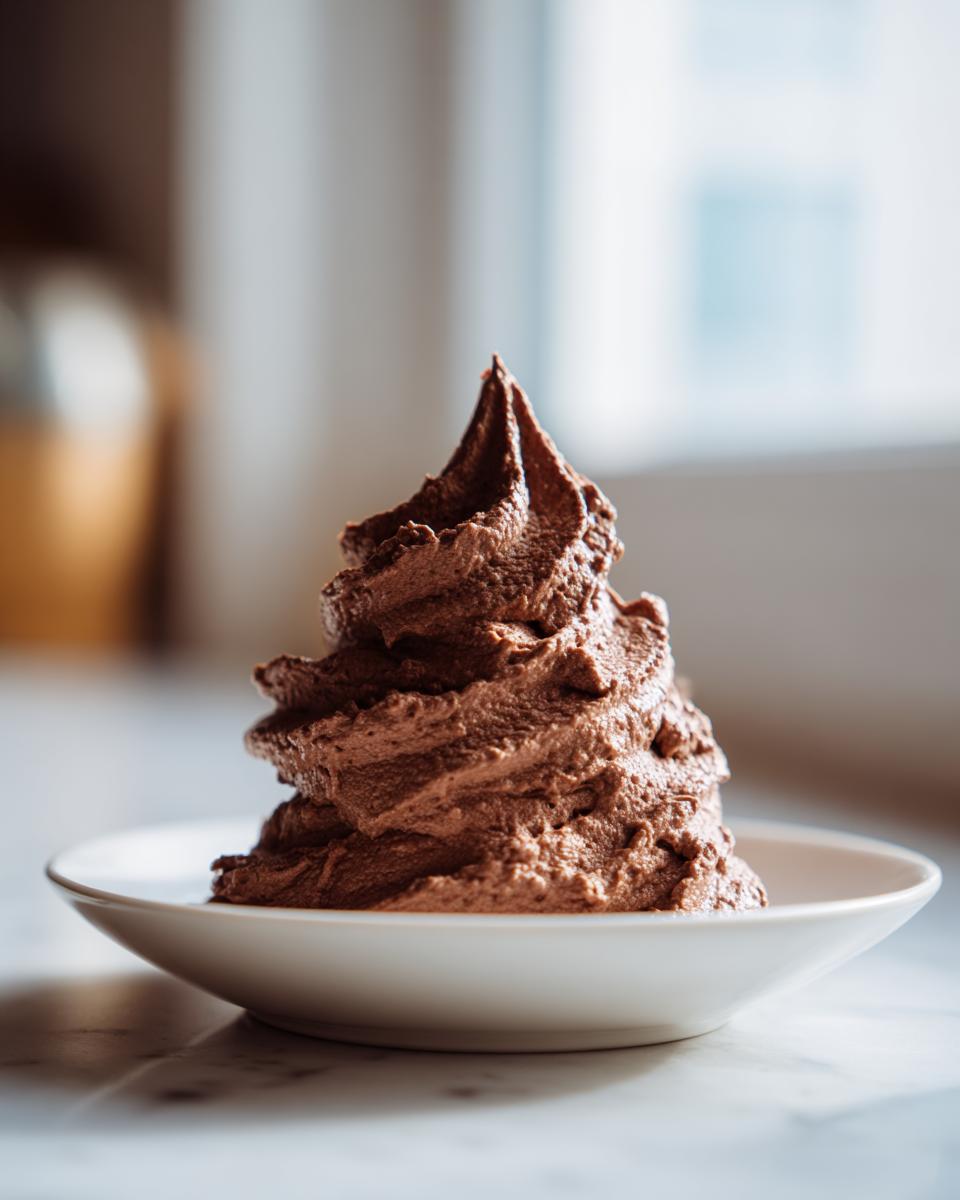 5 Min Amazing Chocolate Whipped Cream