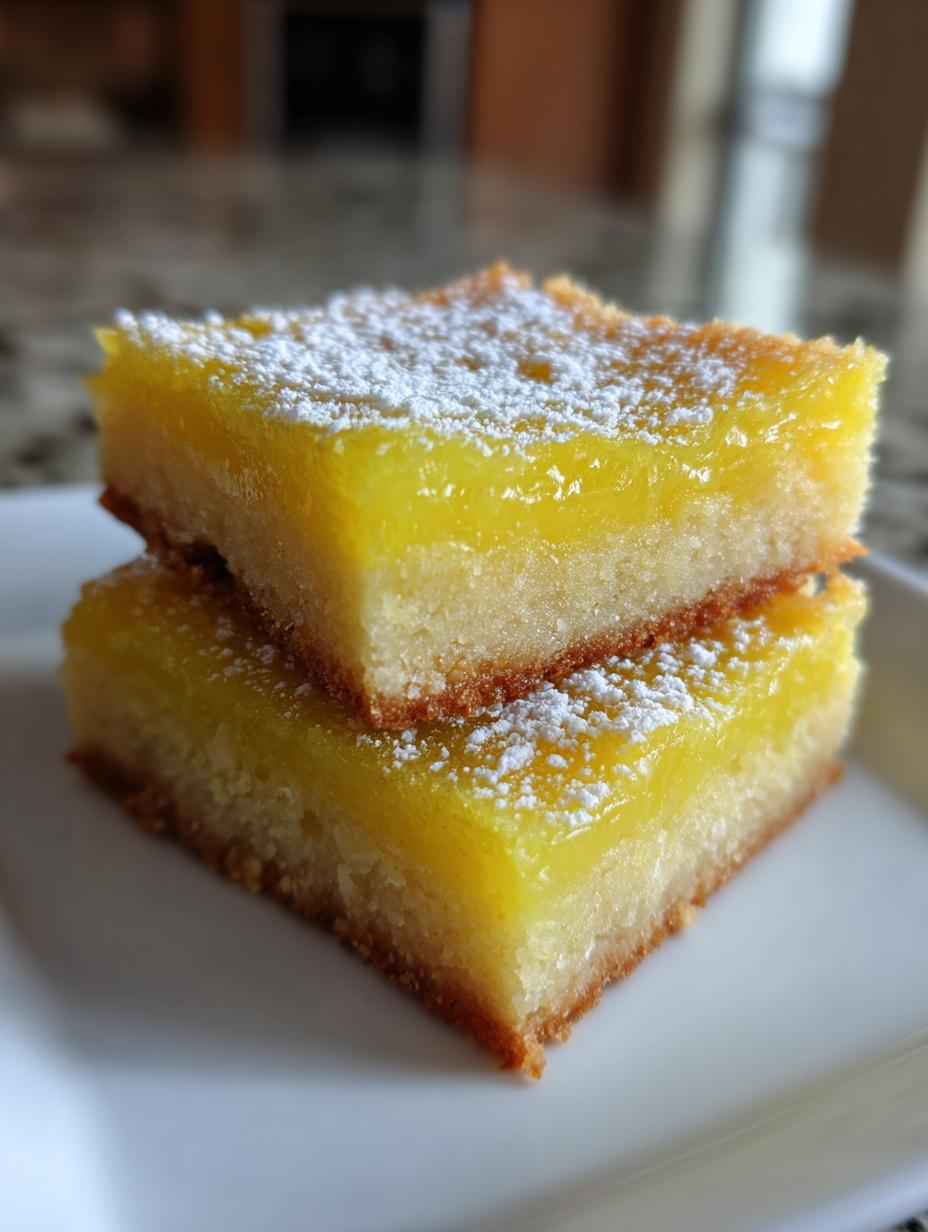 Amazing 1 Step Easy Gluten Free Lemon Bars