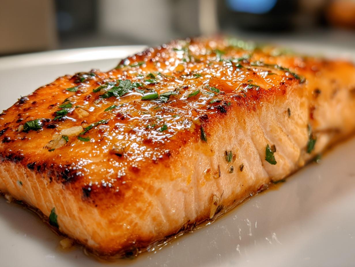 Amazing 10-Minute Garlic Butter Air Fryer Salmon