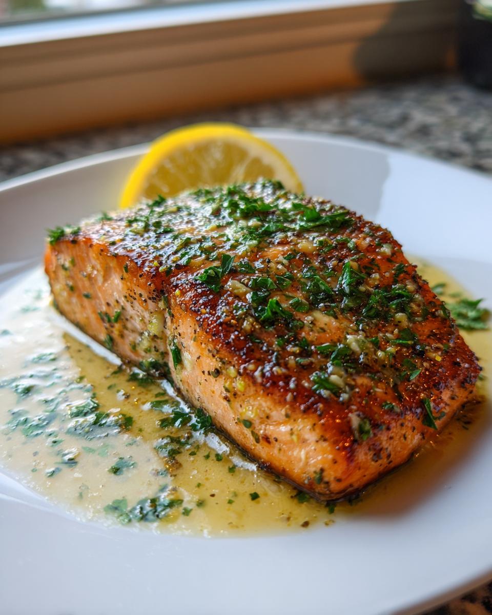 Amazing 20-min Garlic Lemon Butter Salmon